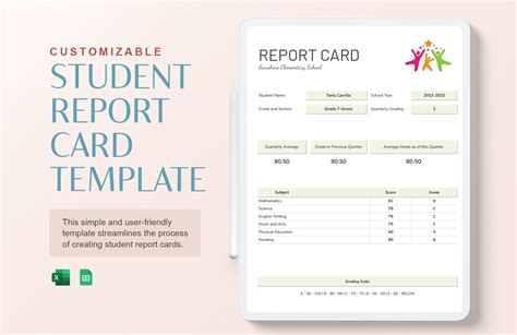 Editable Report Card Templates In Excel To Download