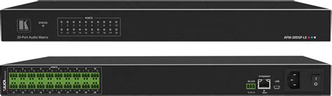 Kramer AFM 20DSP LE 20 Port Audio Matrix With DSP And Interchangeable Inputs Outputs Lite