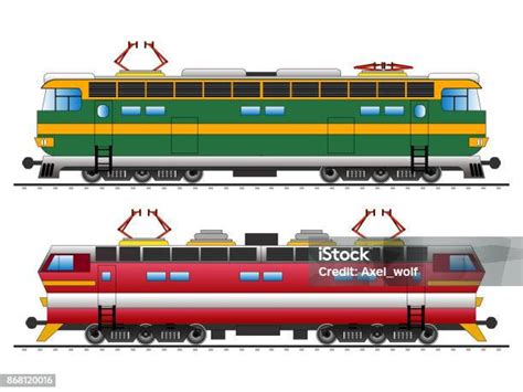 디젤전기 기관차 절연 벡터 객차에 대한 스톡 벡터 아트 및 기타 이미지 객차 교통 기관차 Istock