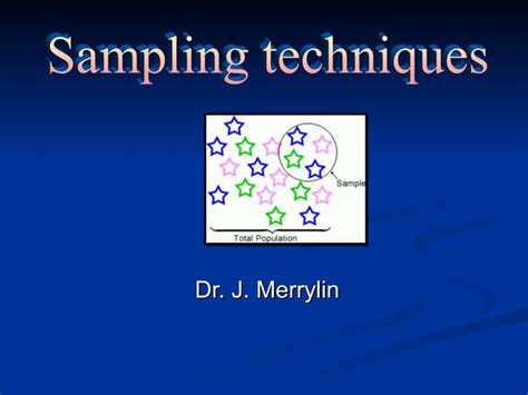 Research Methodology Sampling Techniques Ppt