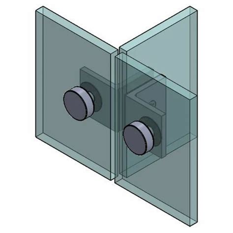 Glass Bracket Glass Material Golden Color Premium Quality Features Solid Structure Acid