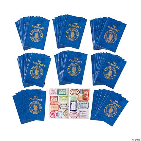 Bulk My Passport Sticker Books 60 Pc