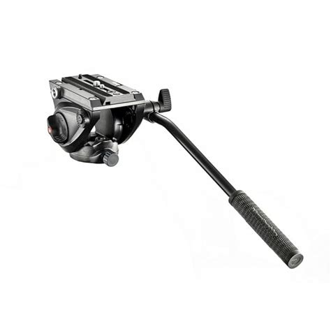 Buy Manfrotto Lightweight Fluid Tripod Video Head With Flat Base Mvh500ah Black Online At