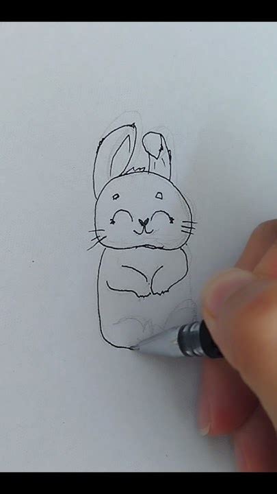 Рисунок милого зайчика зайчик рисование рисунки Youtube