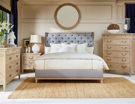 Artiste Jordan Bedroom Set W Anna Upholstered Bed Bedroom Furniture