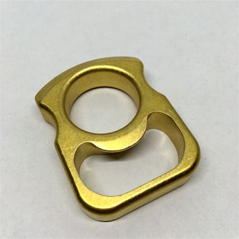 Brass Edc Single Finger Knuckle Ring Bottle Opener Outdoor Gadgets Self Defense Multi Functional