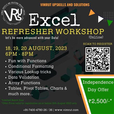 get trained by microsoft certified excel experts rutvi t