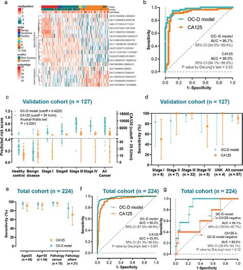 Oc D Model In The Independent Validation Cohort A Heatmap Download Scientific Diagram