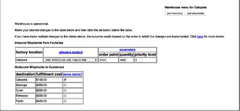 Figure 3 From A Web Based Simulation Game For Teaching Supply Chain