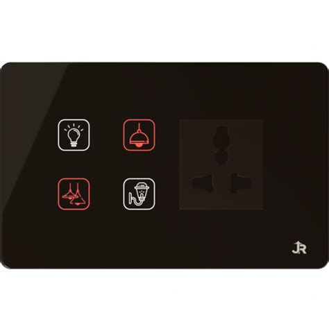 Jr Autotech Xeon Series 4 Module Touch Panel Switch Wi Fi