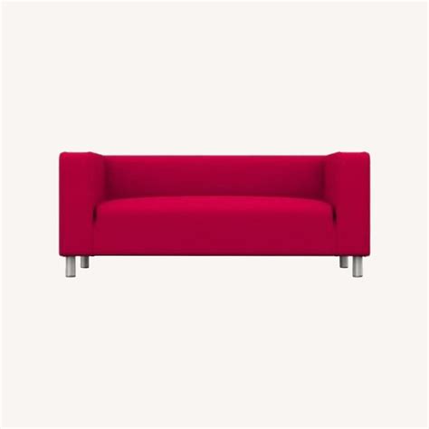 Ikea Klippan Loveseat Red Aptdeco