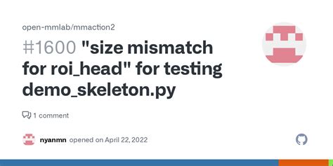 Size Mismatch For Roihead For Testing Demoskeletonpy · Issue 1600
