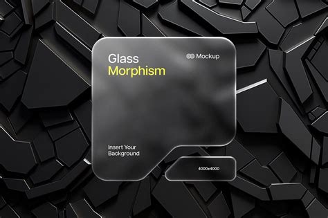 Glass Morphism Frosted Mockups Site Web Design Mise En Page Web Photographie De Paysages