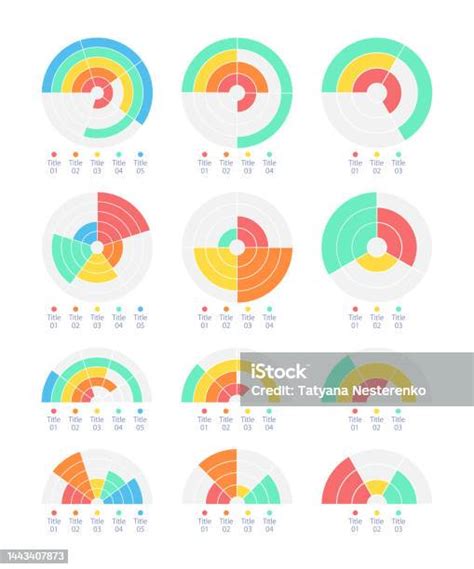 통계 연구 프로세스 서클 인포 그래픽 디자인 템플릿 세트 차트에 대한 스톡 벡터 아트 및 기타 이미지 차트 데이터 원형 Istock