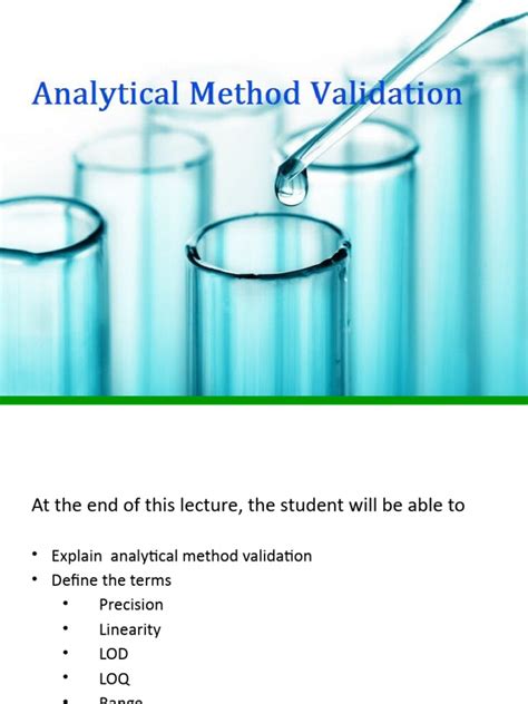 Validation Pdf Detection Limit Accuracy And Precision