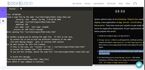 Install Nginx And Setup KodeKloud Engineer KodeKloud DevOps