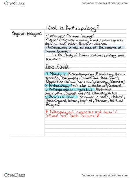 Anth 201 Lecture Notes Winter 2022 Lecture 1 Primatology