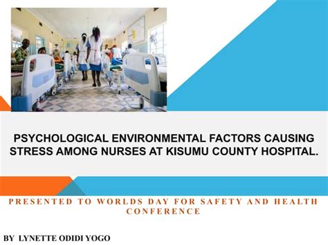 Stress Among Nurses Pptx