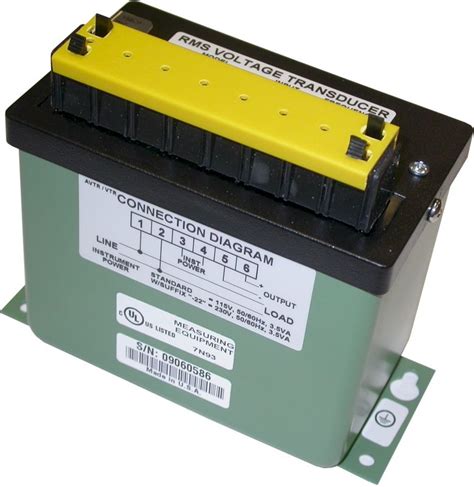 Avtr Single Phase Ac Rms Voltage Transducer