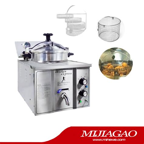 Food Machinery Electric Deep Fryer Machinestanding Pressure Cooker
