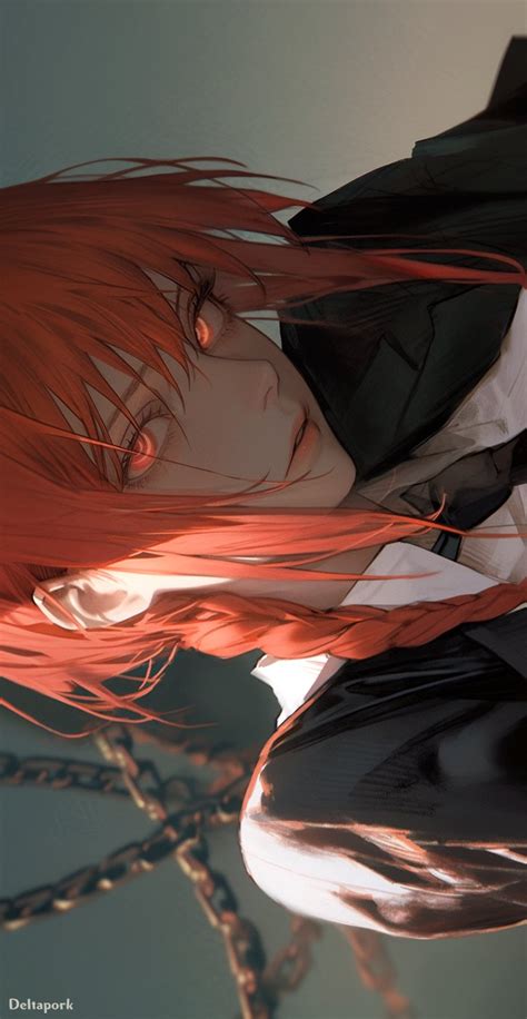 Deltapork Makima Chainsaw Man Chainsaw Man Ai Assisted Highres Girl Artist Name Black