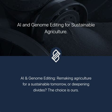 Ai And Genome Editing For Sustainable Agriculture → Scenario