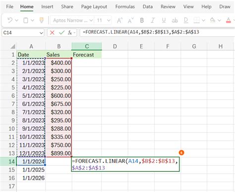 How To Forecast In Excel Based On Historical Data Zapier