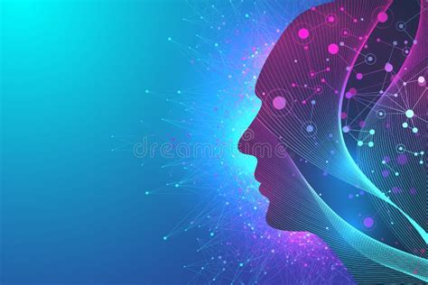 Futuristic Artificial Intelligence And Machine Learning Concept Human