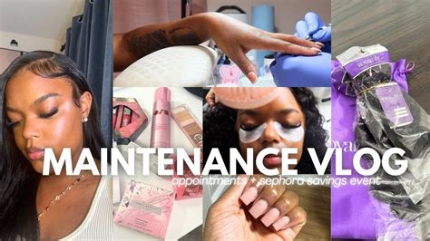 Fall Beauty Maintenance Vlog Appointments Sephora Savings Event