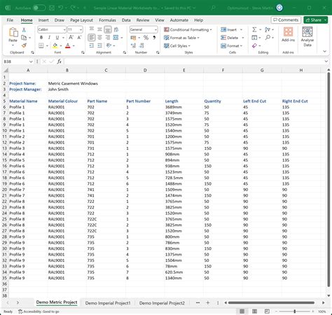 Excel Import Wizard For Optimumcut 1d V4 Optimumcut Software