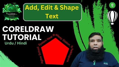 Mastering Text In CorelDraw Add Edit Shape Text With Ease Shahid Naeem Tutorial YouTube