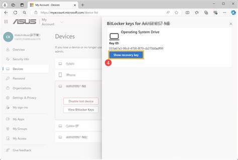 [windows 11 10] Troubleshooting Bitlocker Recove Asus Zentalk 407971