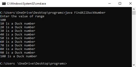 Duck Number In Java
