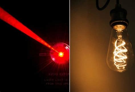 What Are The Differences Between Laser Light And Normal Light At