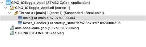 Stm32h7r S Bootflash Stm32cubeide How To Debug