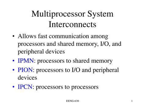 Ppt Multiprocessor System Interconnects Powerpoint Presentation Free Download Id 9556078