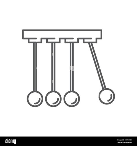 Physics Vector Icon Symbol Isolated On White Background Stock Vector Image Art Alamy