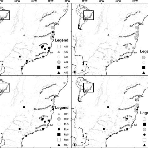 Maps Showing Sites That Represent Distinct Compartments For A The Download Scientific Diagram