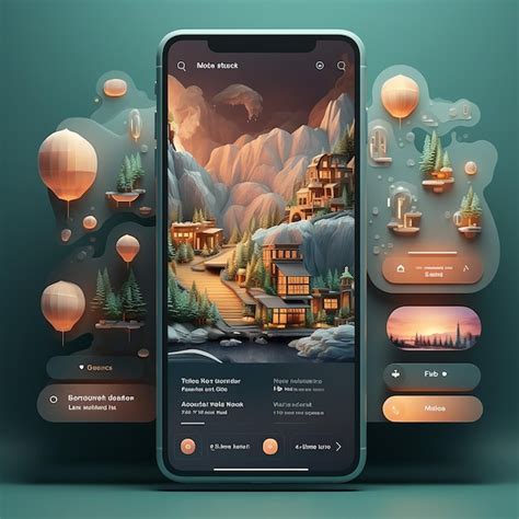 Premium Ai Image Ui Kit D Rendering Cool