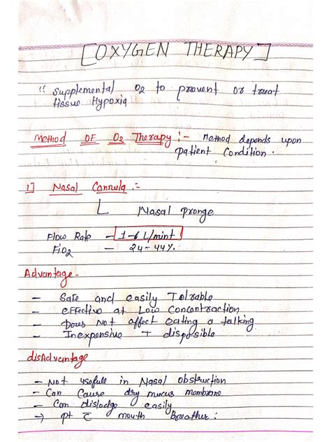 Oxygen Administration Pdf