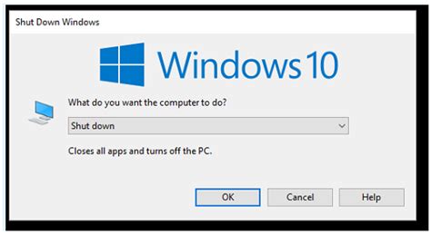 Log Off Shut Down Computer