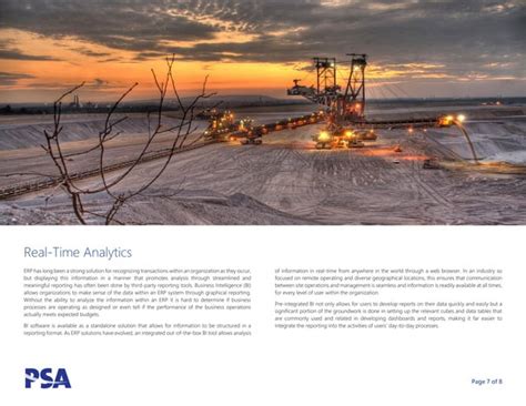 Psa Wp Erp Mining Essentials Pdf Developmental Sites Real Estate