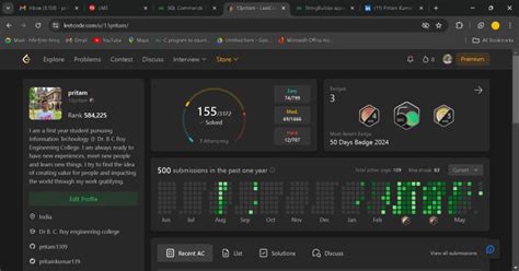 pritam kumar on linkedin leetcode problemsolving codingjourney techskills