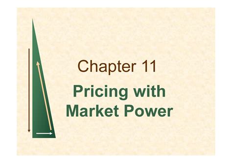 Lecture Notes Lecture 11 Pricing With Market Power Chapter 11 Pricing With Market Power