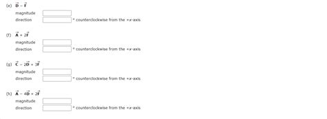 solved for the vectors given in the following figure use a
