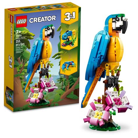 LEGO 31136 Creator 3-in-1 Exotic Parrot - Entertainment Earth