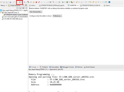 Debug Issue In Stm32h7s78 Dk When I Have Added Ext Stmicroelectronics Community