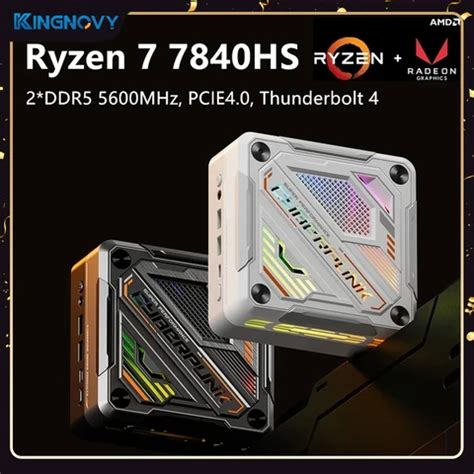 Aoostar God Cyber Amd Ryzen U Rgb Mini Pc With To Off