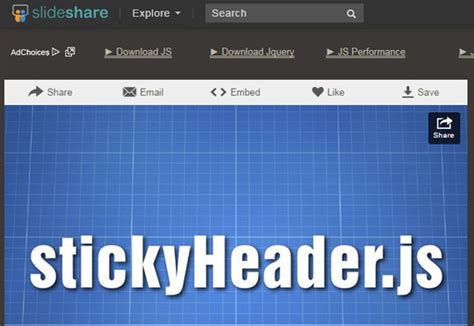 Awesome Jquery Plugins And Tutorials For Sticky Layer Or Table Header